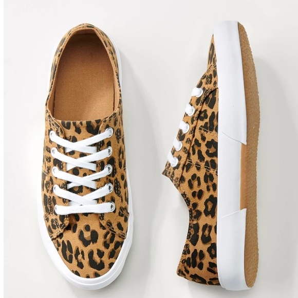 Charlie Paige | Shoes | Charlie Paige Animal Print Sneakers | Poshmark